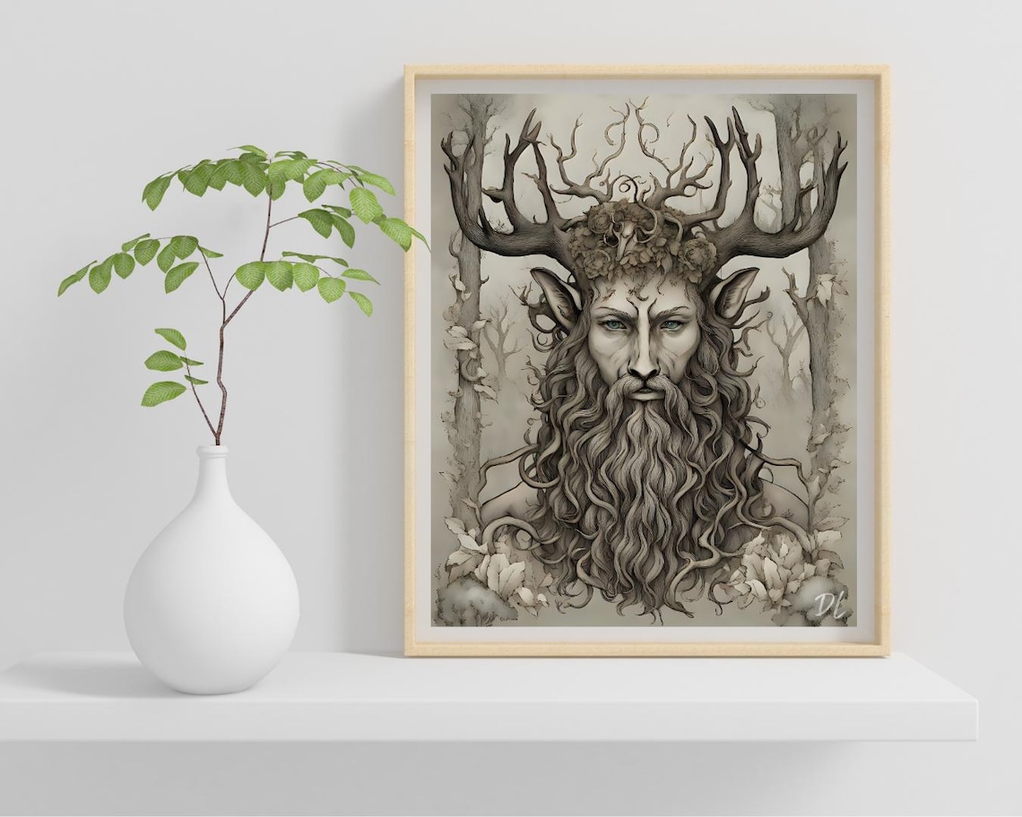 Cernunnos - Celtic Forest God, Celtic God, Nature God, God of the ...
