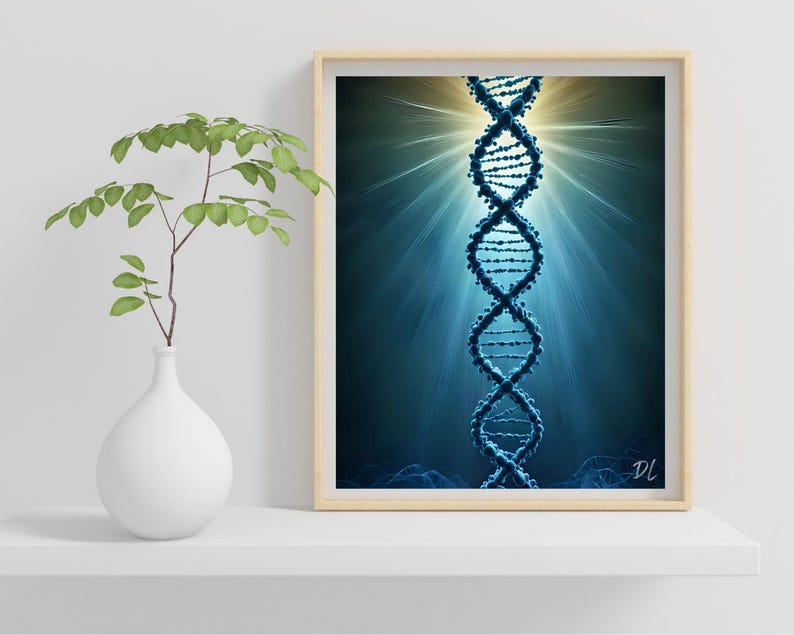 Divine DNA Activation, DNA Healing, DNA Activation (art Print) - Etsy