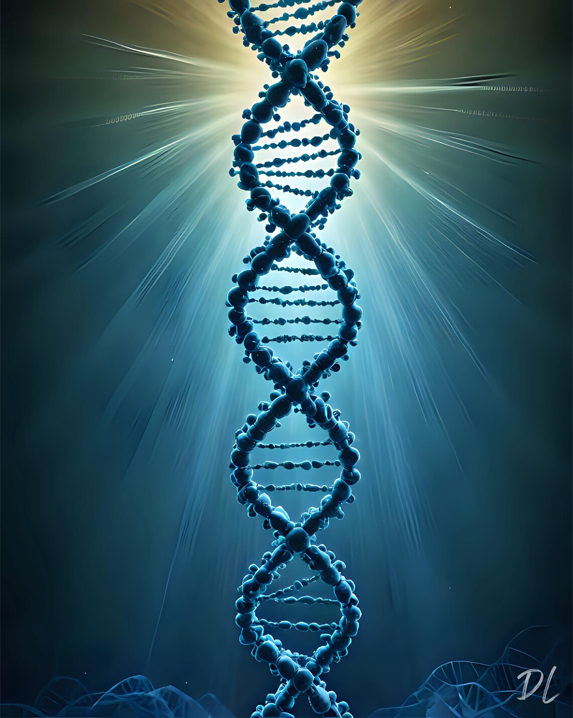 Divine DNA Activation, DNA Healing, DNA Activation (art Print) - Etsy
