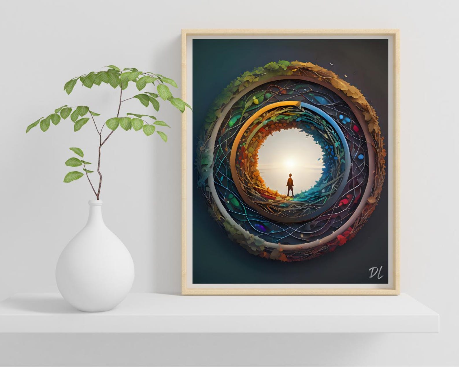 Traversing Lifetimes - the Wandering Soul, Past Life Art, Reincarnation ...