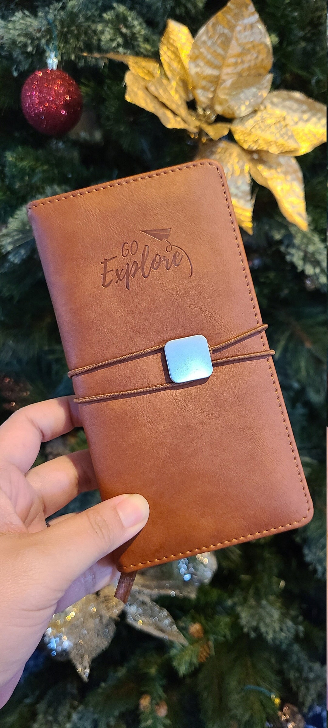 Personizable Travel Journal Explorer A7 Vegan Faux Leather - Etsy