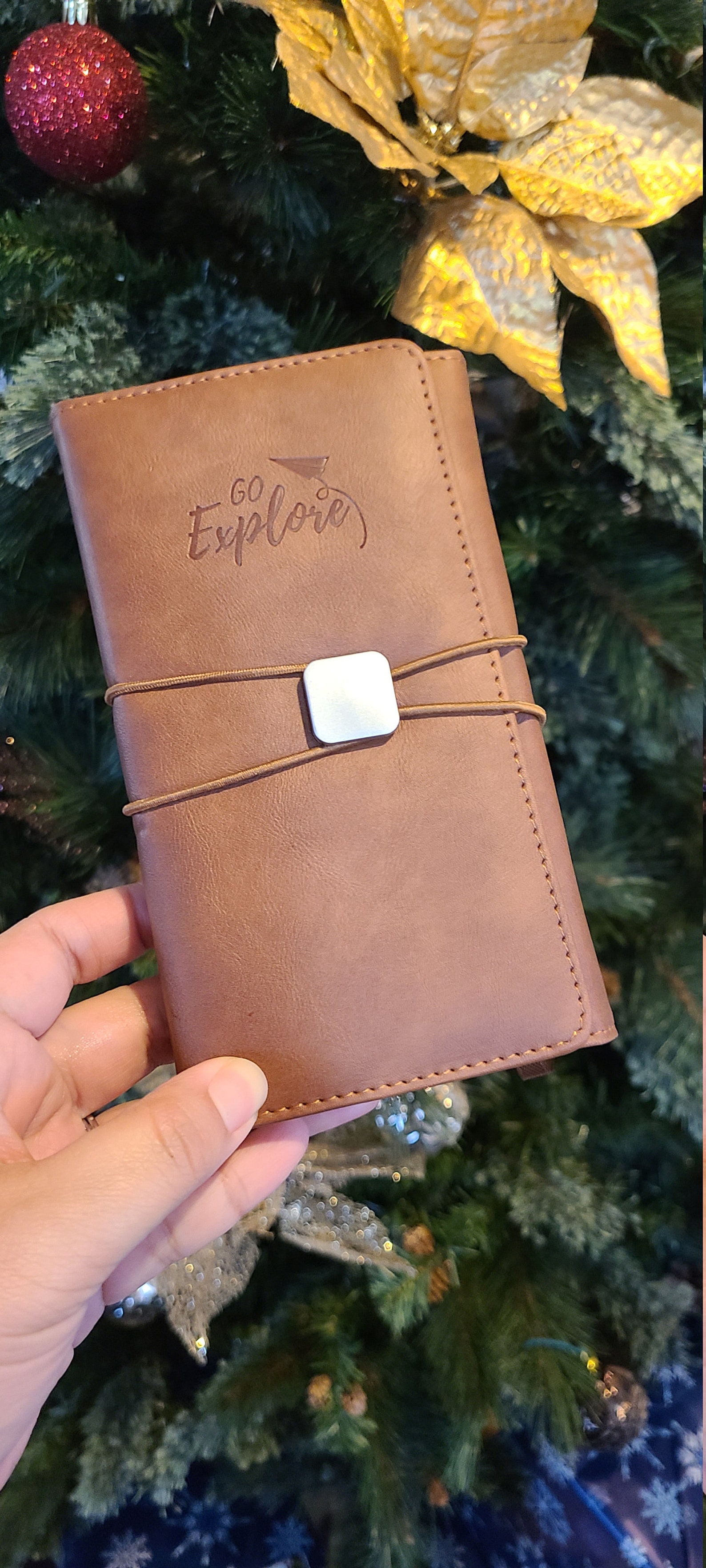Personizable Travel Journal Explorer A7 Vegan Faux Leather - Etsy