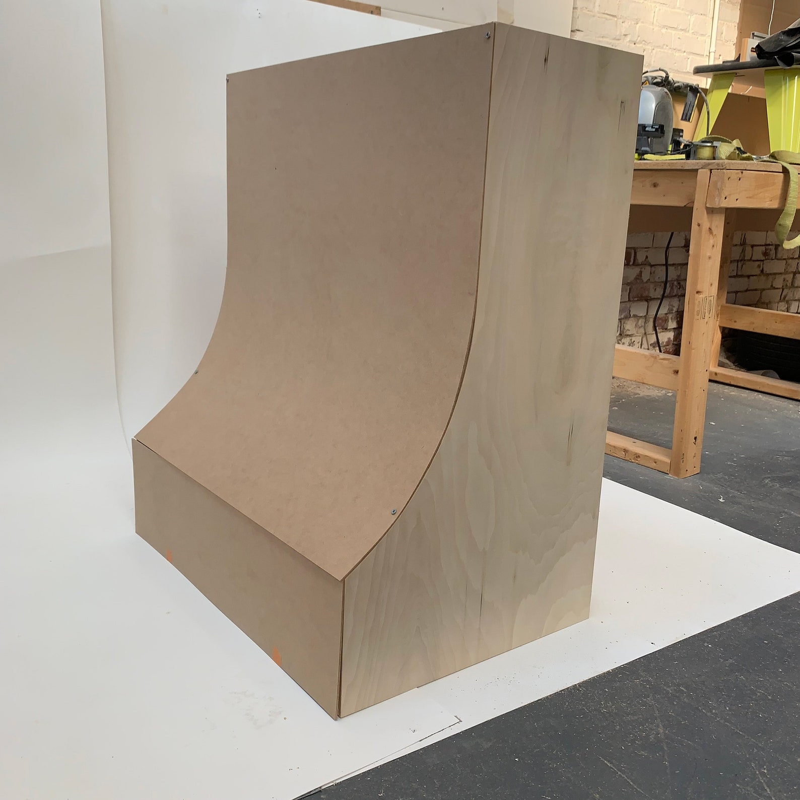 Sloped Hood - Custom Range Hood Curve - Custom Made - No Assembled ...