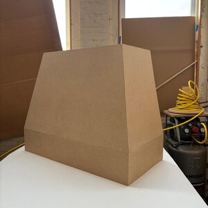 Angle Hood - Custom Range Hood Curve - Custom Made - No Assembled - NO ...