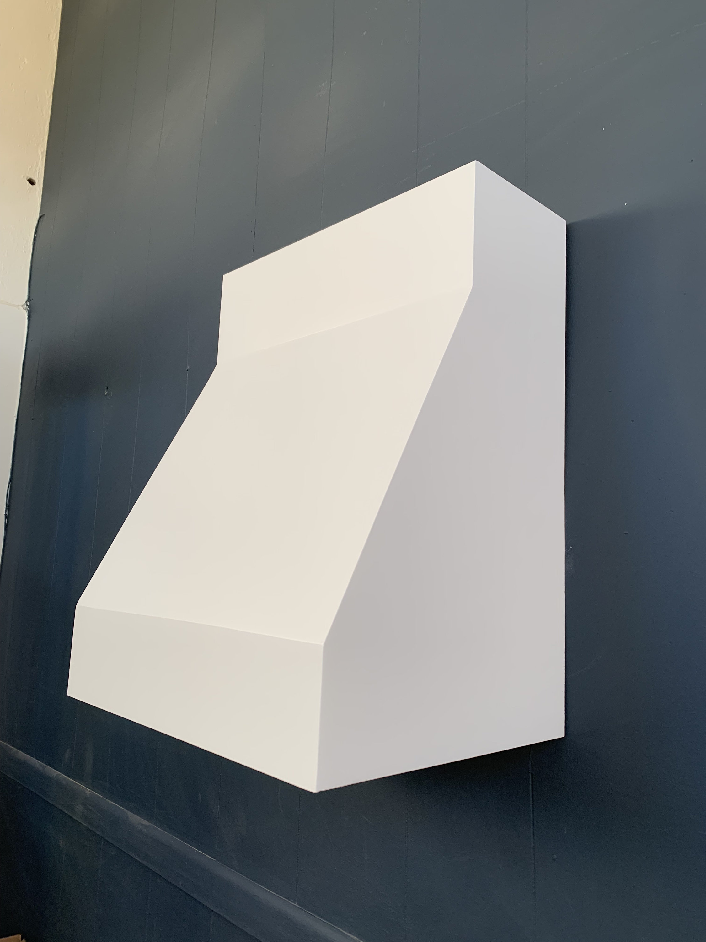 Wood Range Hood Curved - Custom Made - Assembly and Primed - Shipping ...