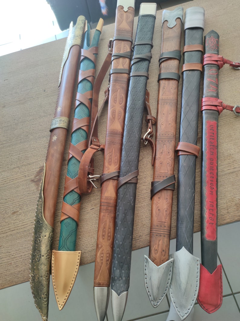 Leather Sheath for Sword or LARP Sword - Etsy