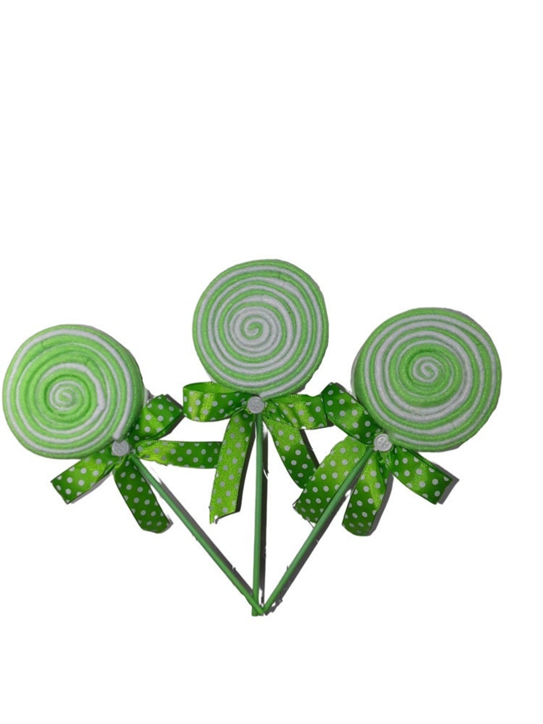 Green Felt Candy Lollipops - Etsy