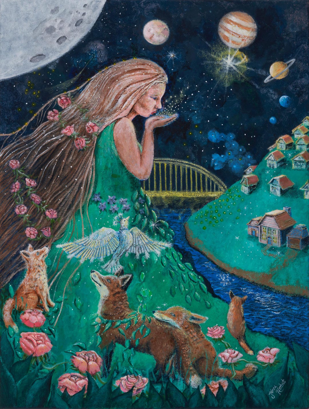 Earth Goddess Fine Art Print - Etsy