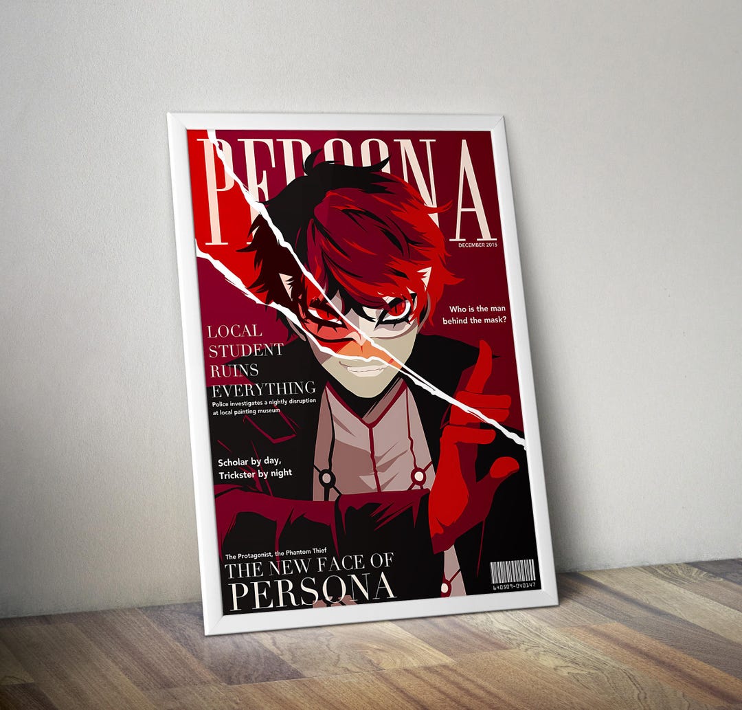 Persona 5 Poster | Persona 5 Wall Art Print | Indie Game Gaming Decor ...
