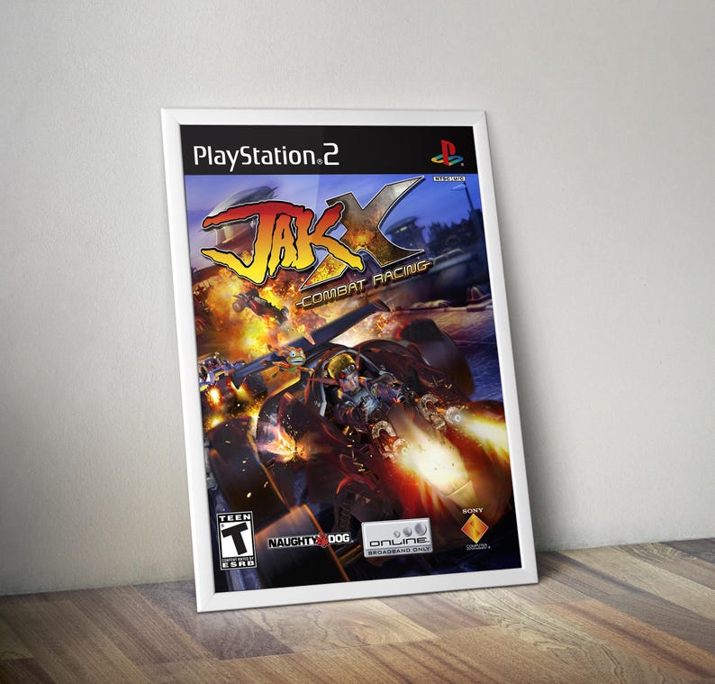 Jak X Combat Racing Poster | Jak X Combat Racing Wall Art Print | Indie ...