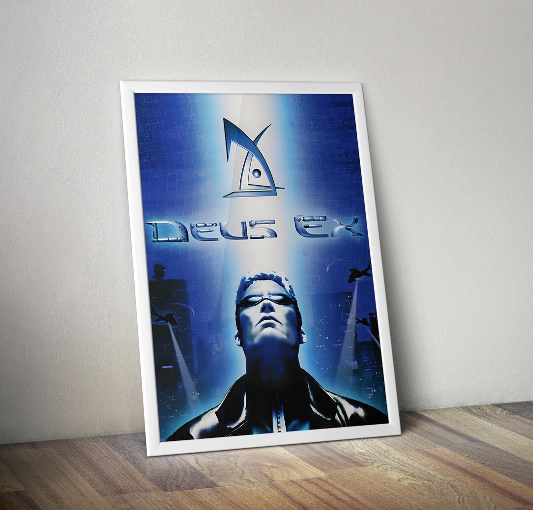 Deus Ex Poster | Deus Ex Wall Art Print | Indie Game Gaming Decor | 4 ...
