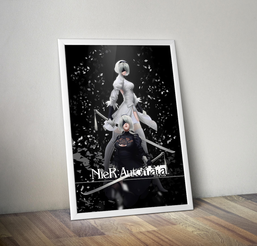 Nier Automata Poster | Nier Automata Wall Art Print | Indie Game Gaming ...