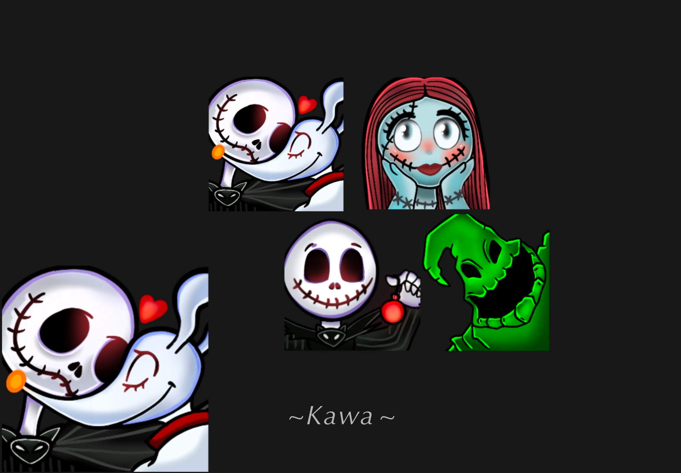 Nightmare Before Christmas Emotes Bundle - Etsy