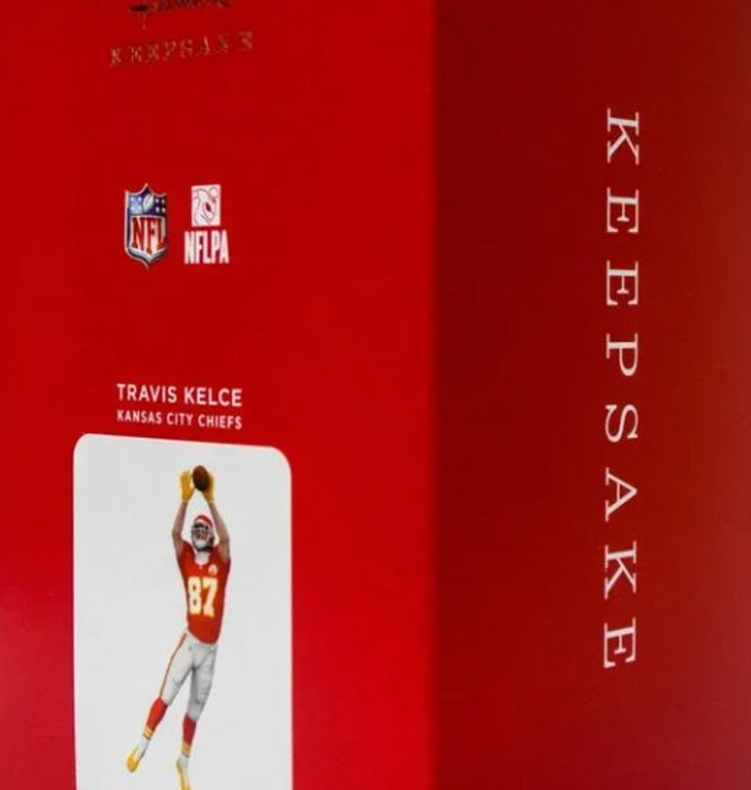 Hallmark Travis Kelce Kansas City Chiefs NFL Keepsake - Etsy