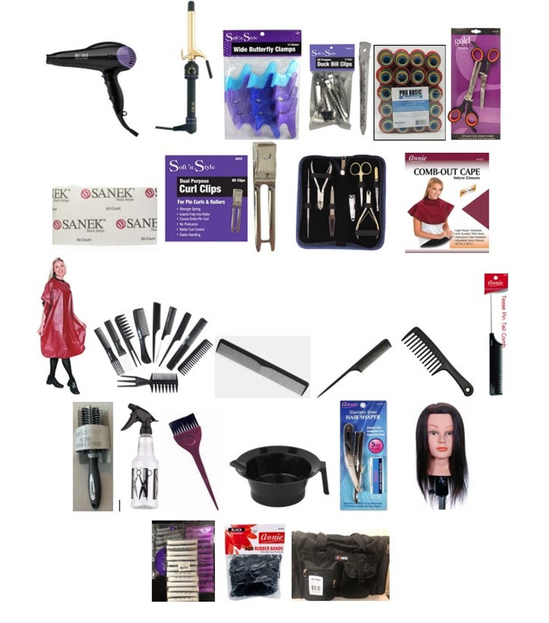 Cosmetology Student Starter // Cosmetology Basic School Kit - Etsy