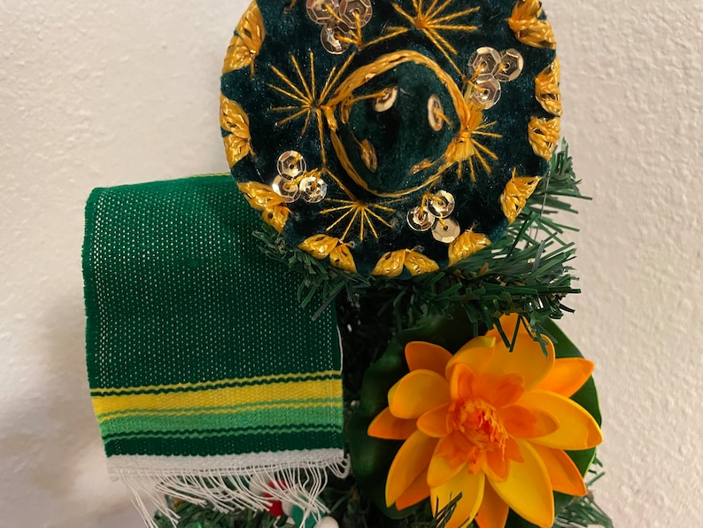 Mexican Theme Christmas Tree /32 Inch Minitree Kit / Loteria Ornaments ...