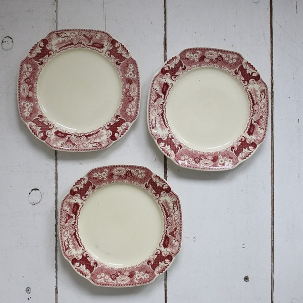 Antique French Breakfast Plates - Etsy