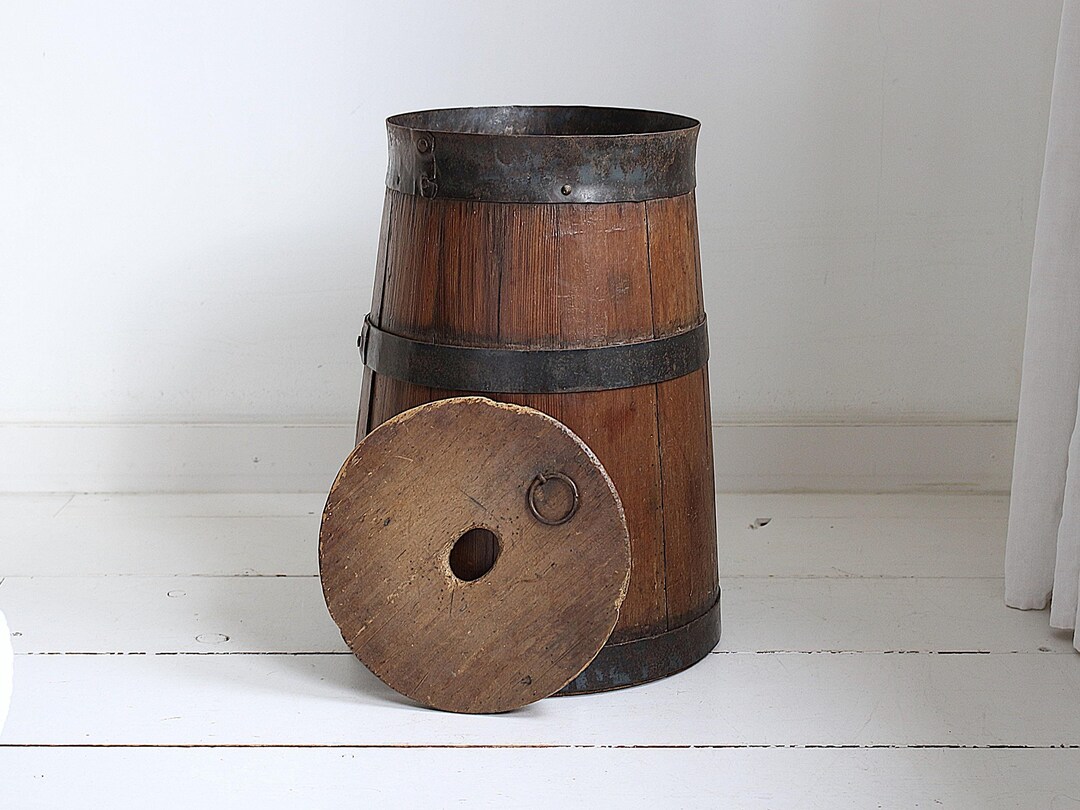Vintage French Butter Churn, Rustic Butter Churn, Umbrella Stand ...