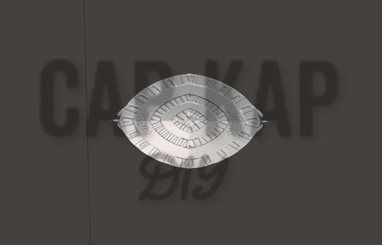 3D Files for DIY Oval Guardian Shield Seen in God of War - Etsy