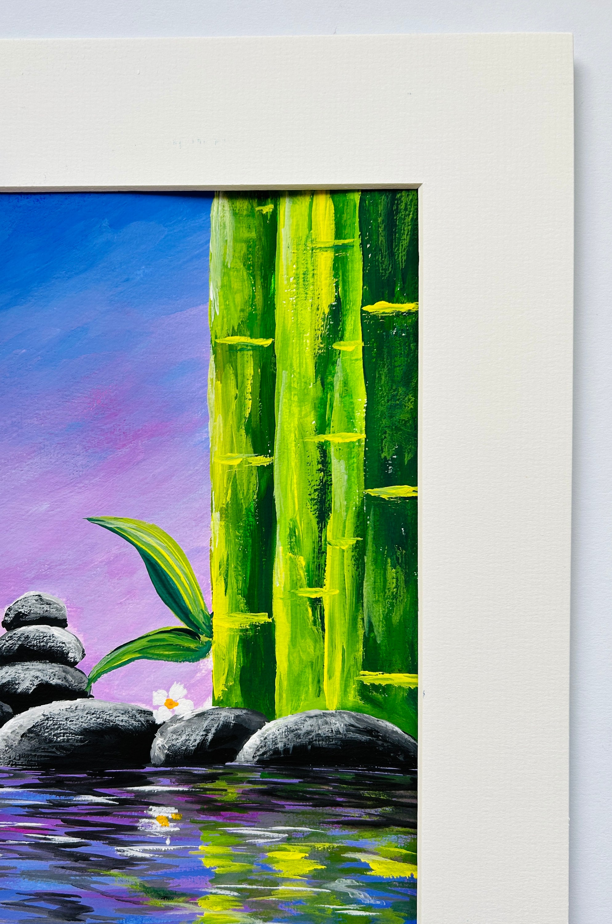 Abstract Bamboo Painting