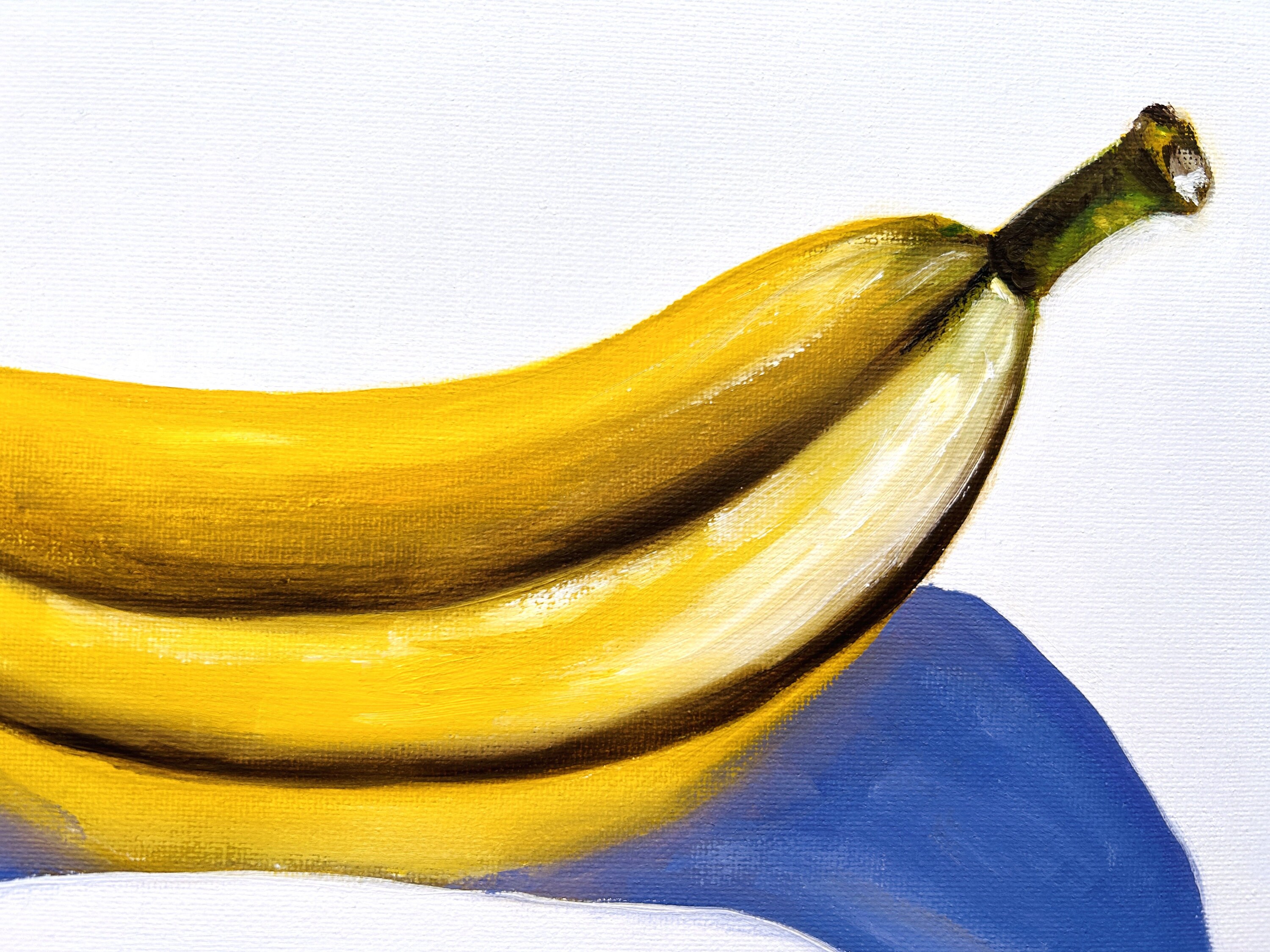 Banana Painting Original Art Fruits Painting Banana Wall Art Banana Oil ...
