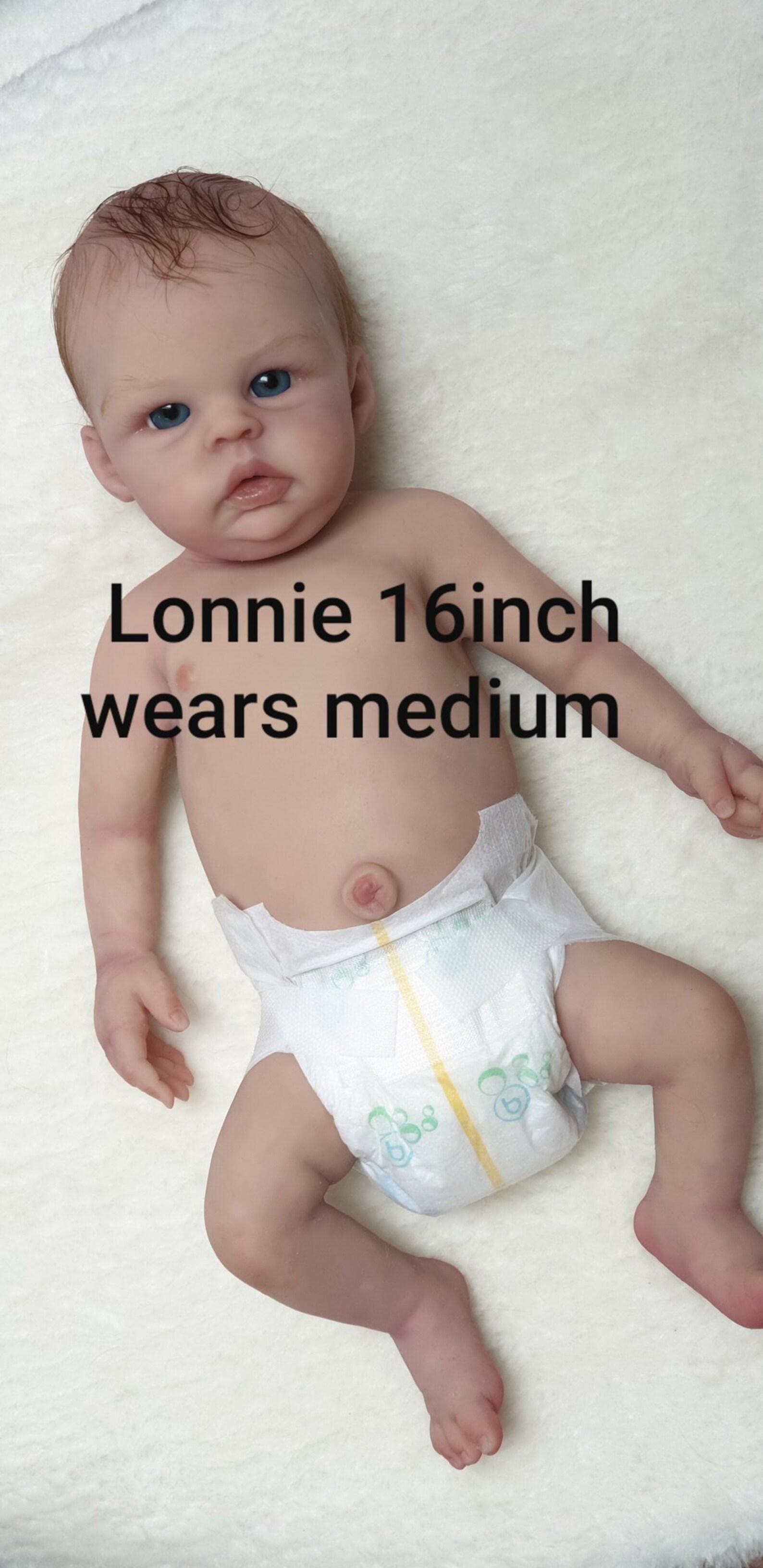 Set of Preemie NICU Nappies / Diapers (silicone & Reborn Doll Safe ...