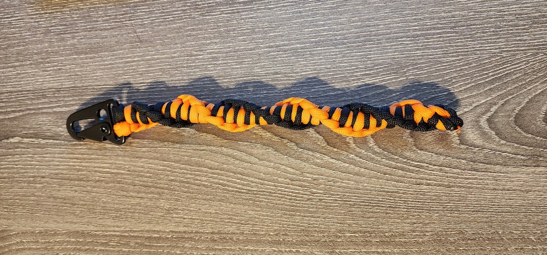 Helix/dna Paracord Lanyard Keychain With Rifle Sling Clasp - Etsy