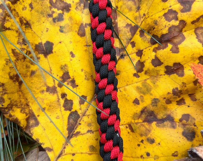 Red and Black Key Fob/key Chain With Clip - Etsy