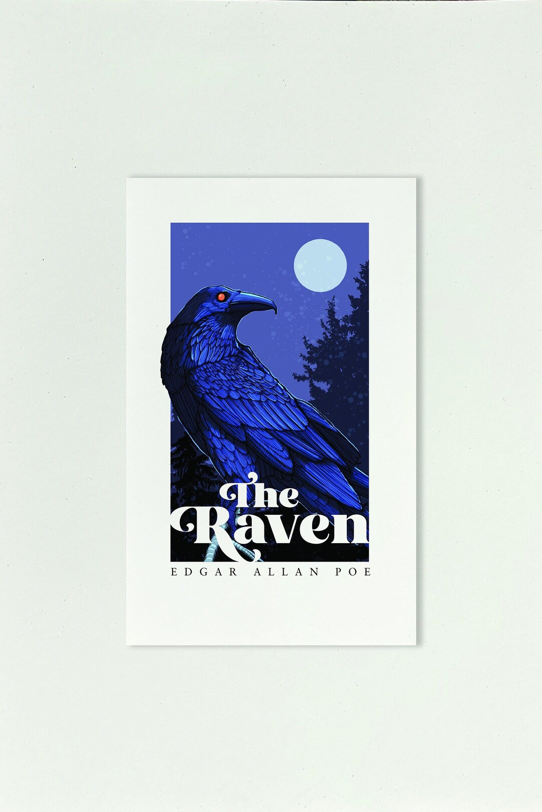 The Raven by Edgar Allan Poe - Etsy