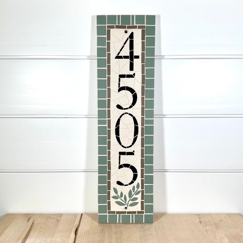 Vertical House Numbers - Etsy
