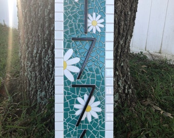 Mosaic House Sign - Etsy