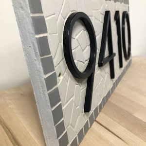 Address Number Sign Black Metal House Numbers - Etsy