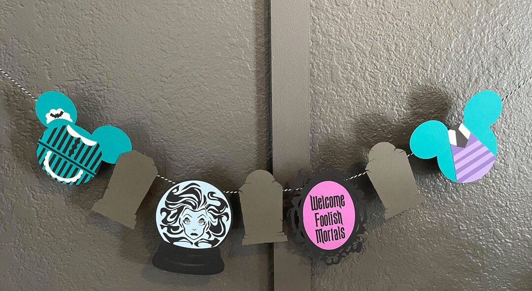 Haunted Mansion Inspired Banner - Etsy