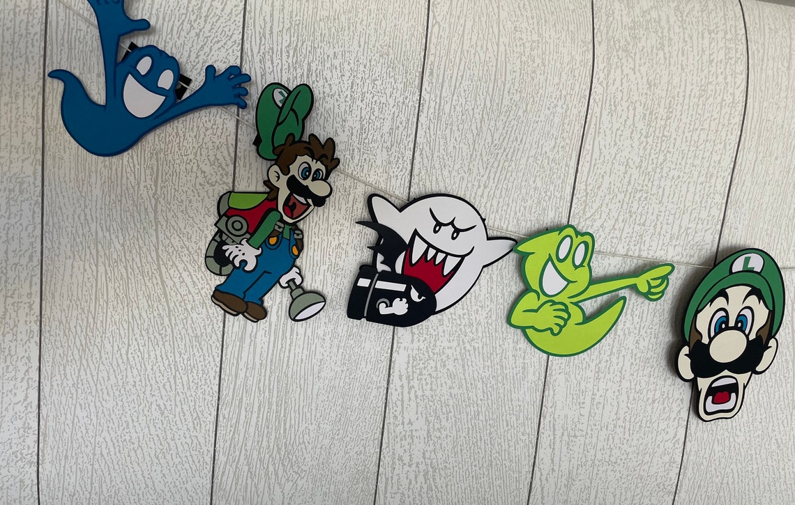 Luigi’s Mansion Banner & Table Decor - Etsy