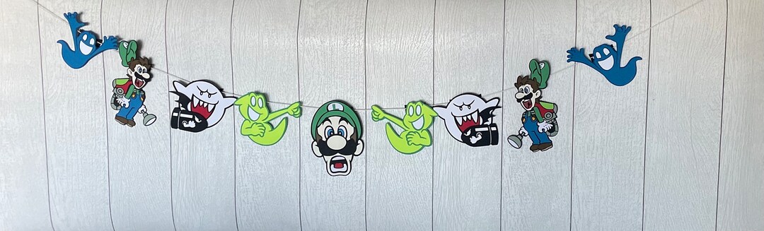 Luigi’s Mansion Banner & Table Decor - Etsy
