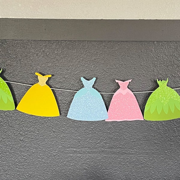 Princess Dress Banner - Etsy