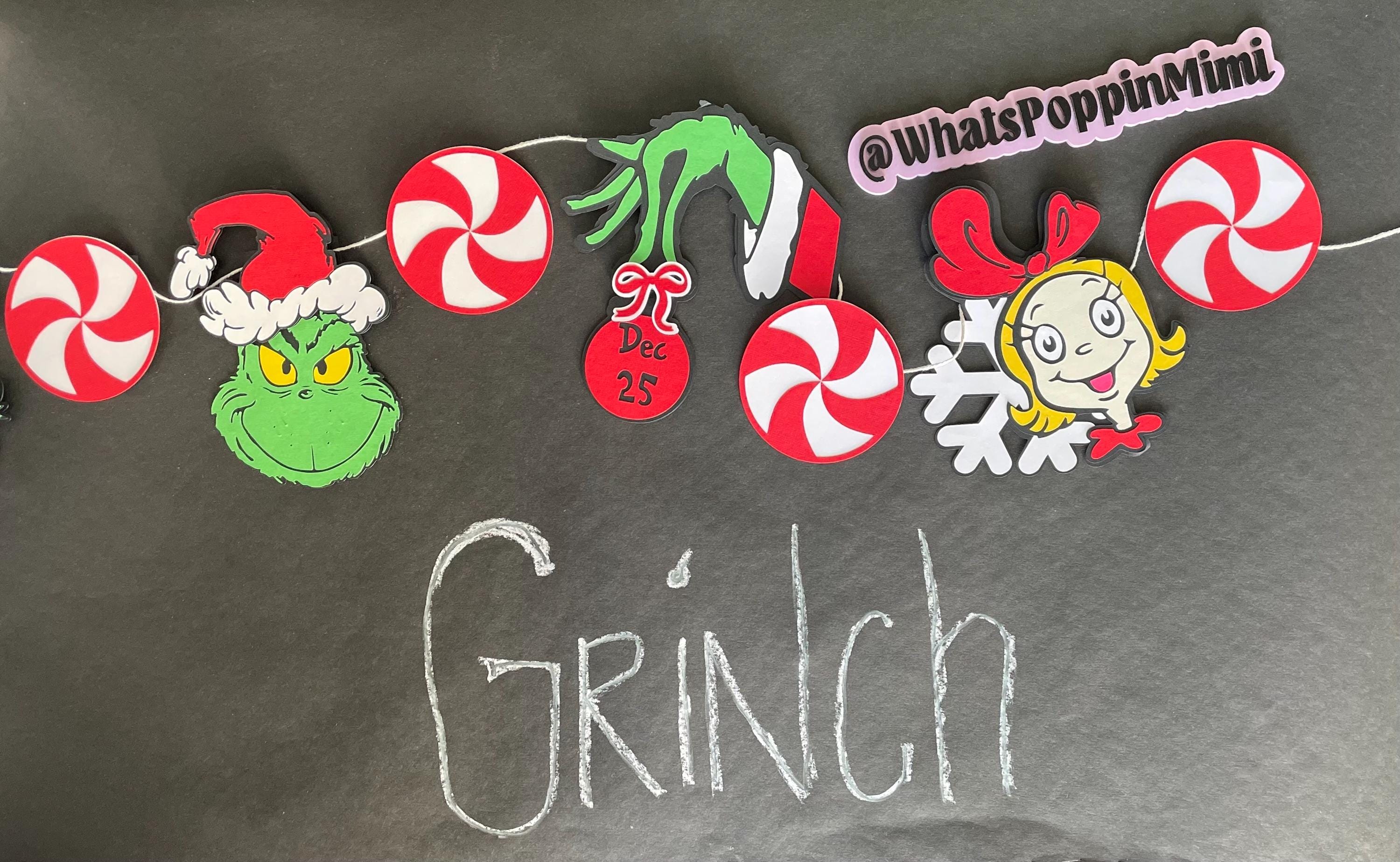 Merry Grinchmas Banner - Etsy