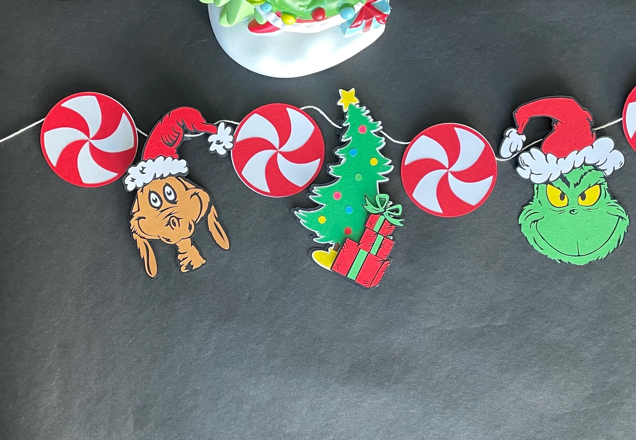 Merry Grinchmas Banner - Etsy