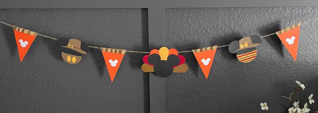 Mickey Fall Banner - Etsy