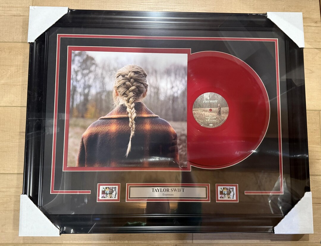 Taylor Swift "evermore" Vinyl Record - Framed! - Etsy