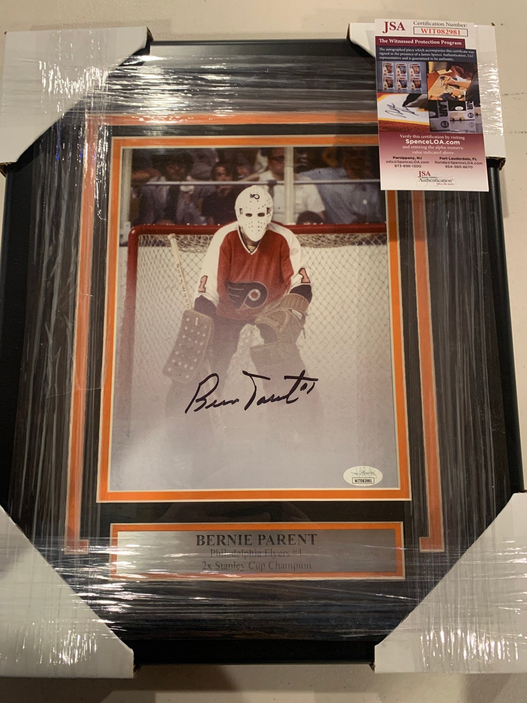 Bernie Parent Autograph Signed Flyers Fog 8x10 Photo Black - Etsy