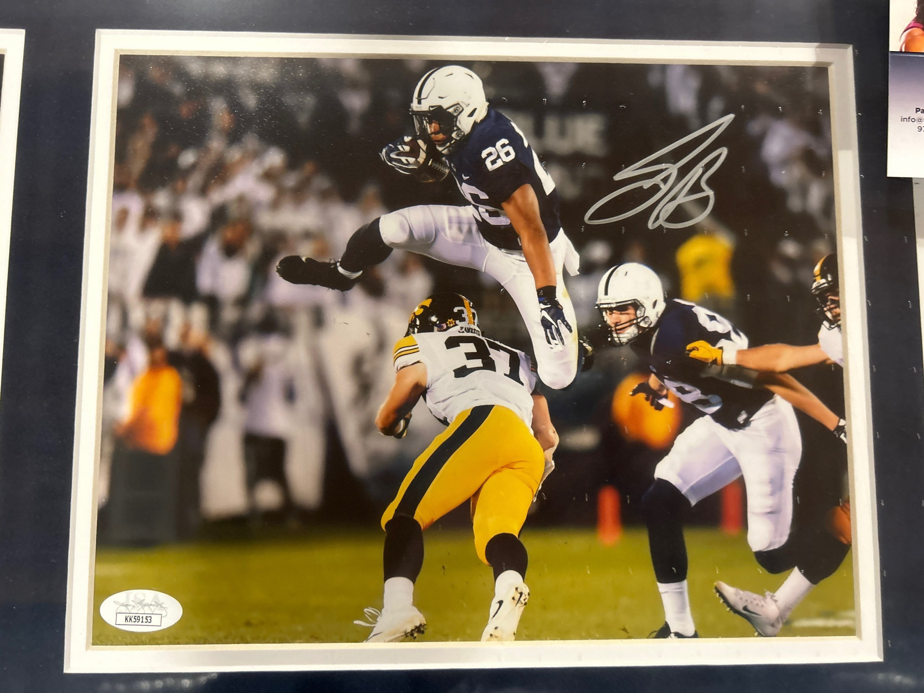 Saquon Barkley Autograph Signed Penn State 8x10 Spotlight - Etsy