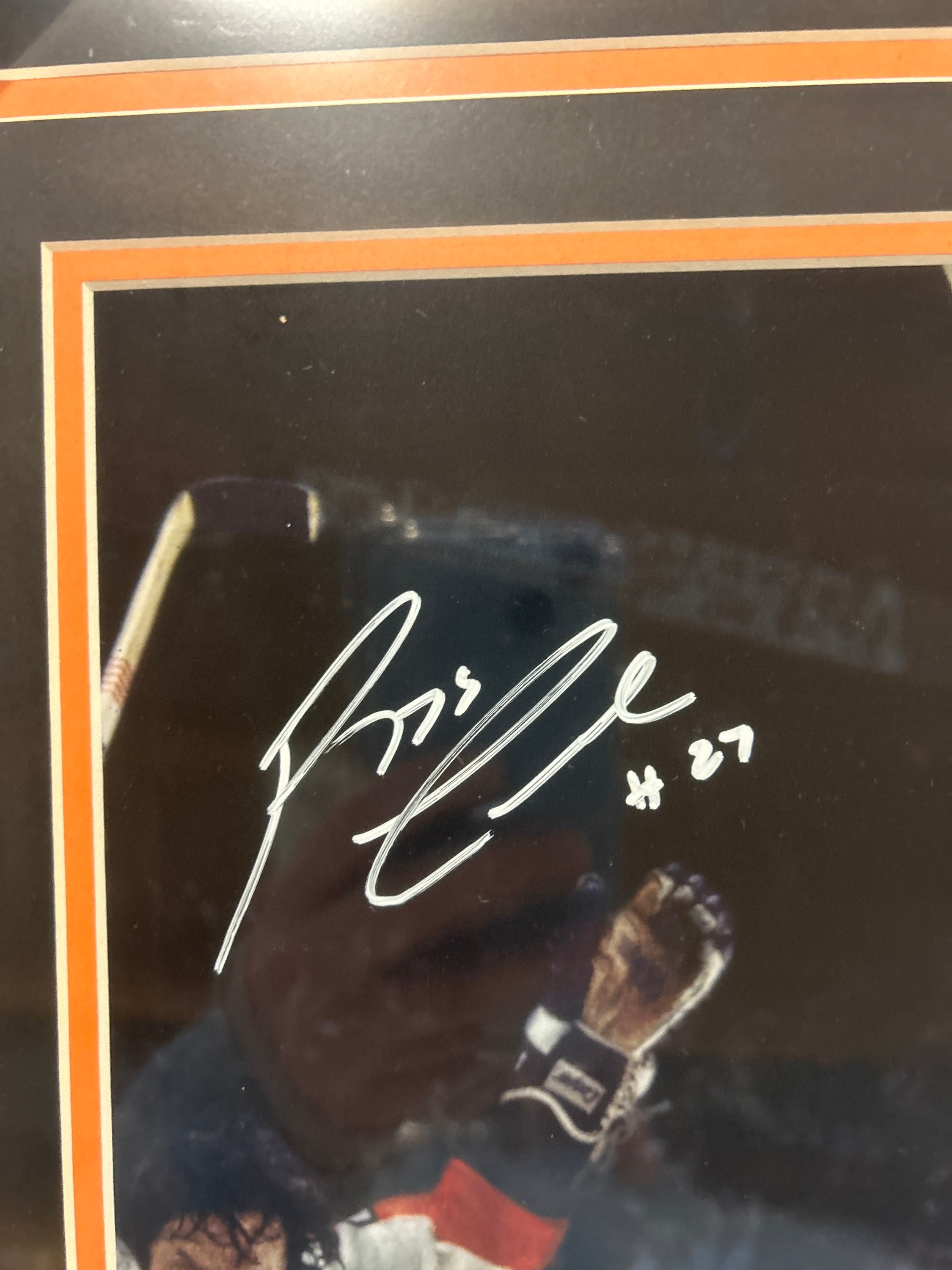 LBC Line Reggie Leach, Bill Barber, Bobby Clarke Autograph Signed ...