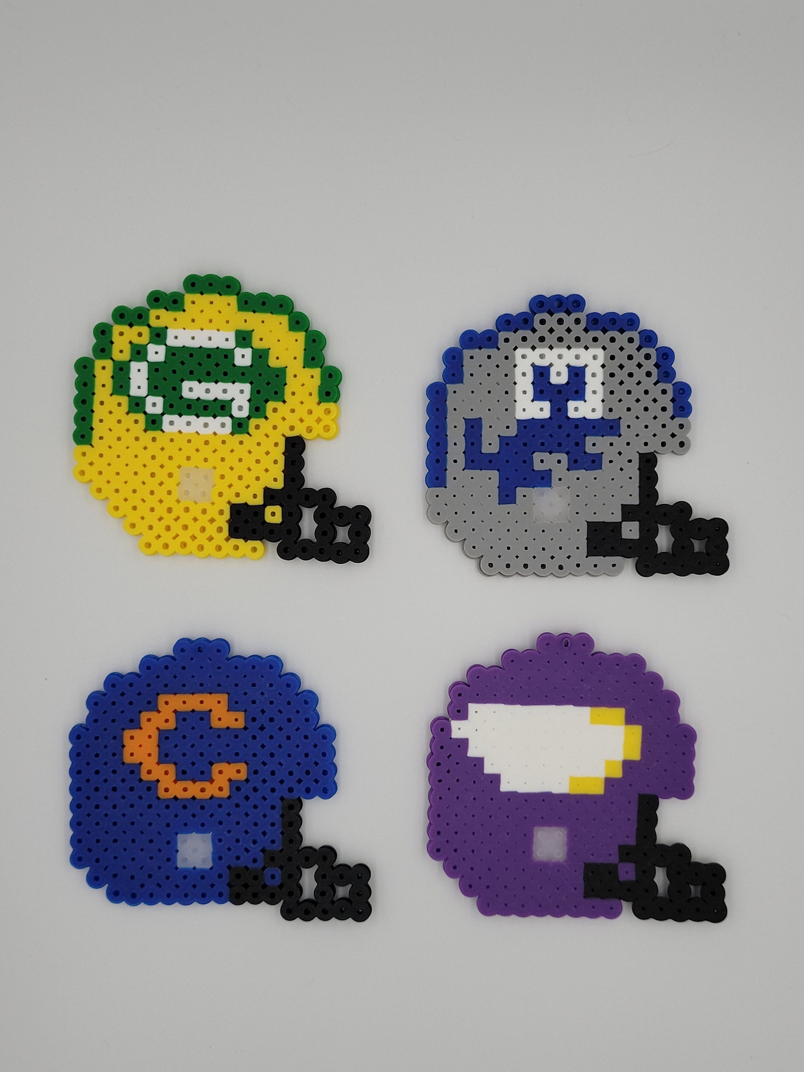 NFL Helmet Perlers - Etsy