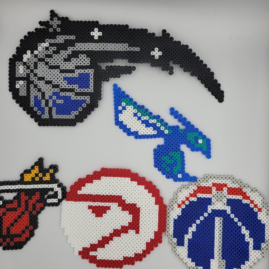 NBA Logo Perlers - Etsy