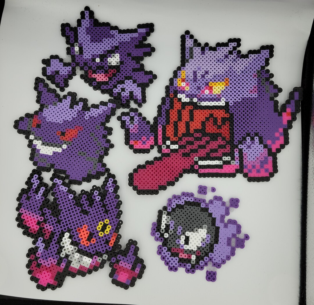 Gastly Evolution Line Perlers - Etsy