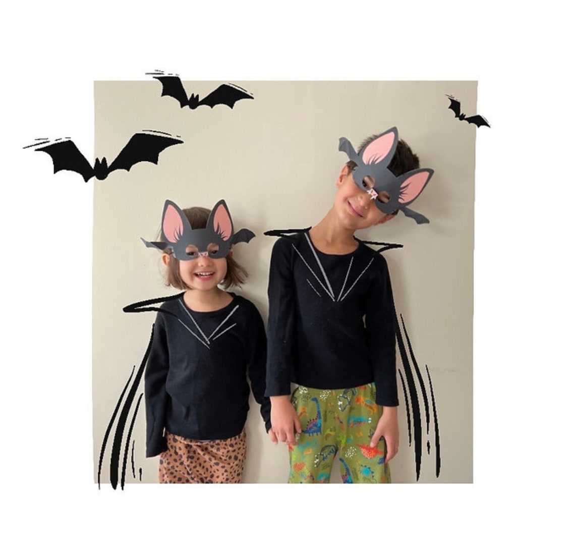 Bat Mask Printable /party Mask / Paper Crafts / Birthday Party - Etsy