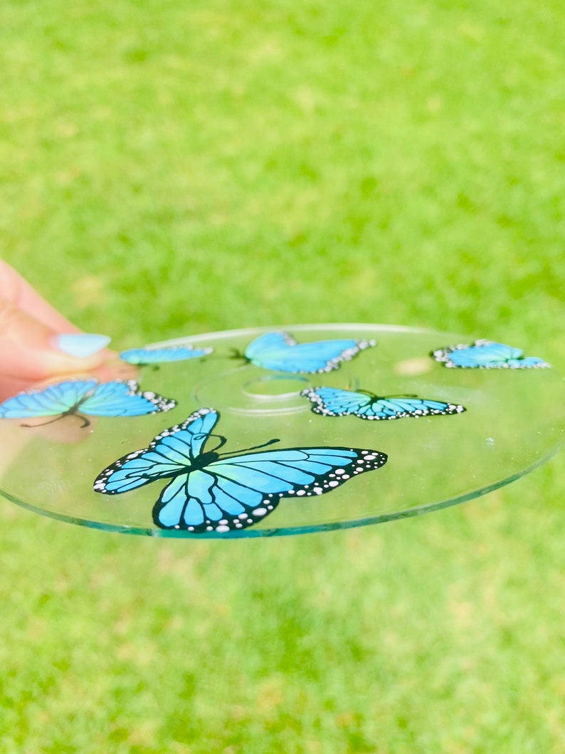 CD Butterfly Painting Art Room Decor Comes With Case - Etsy
