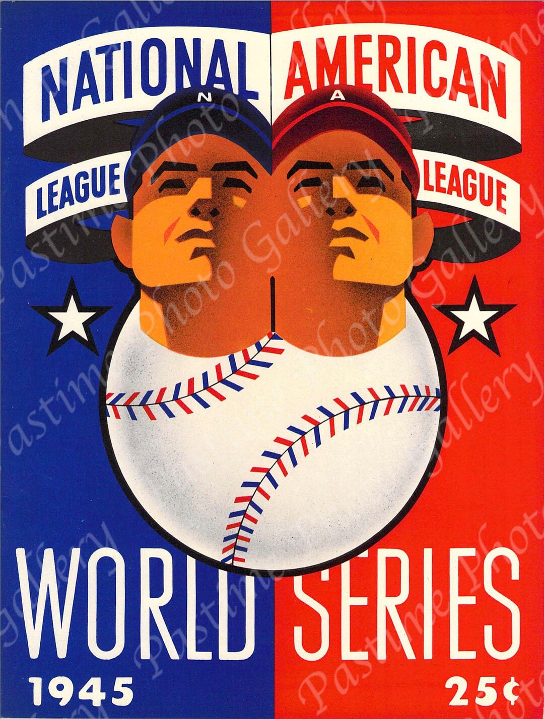 Vintage Chicago Cubs 1945 World Series Program Cover Print - Etsy