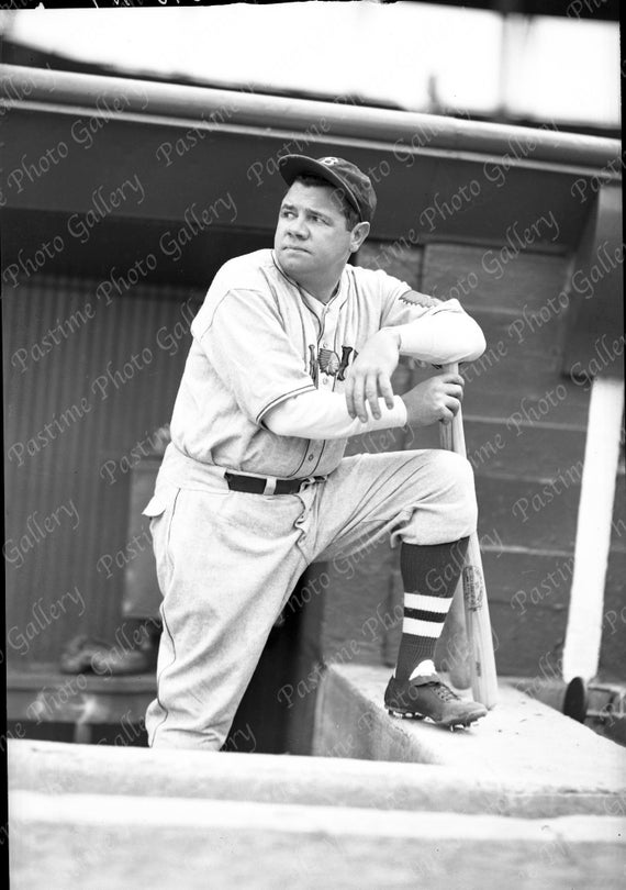 Original 1935 Babe Ruth Negative Print | Etsy